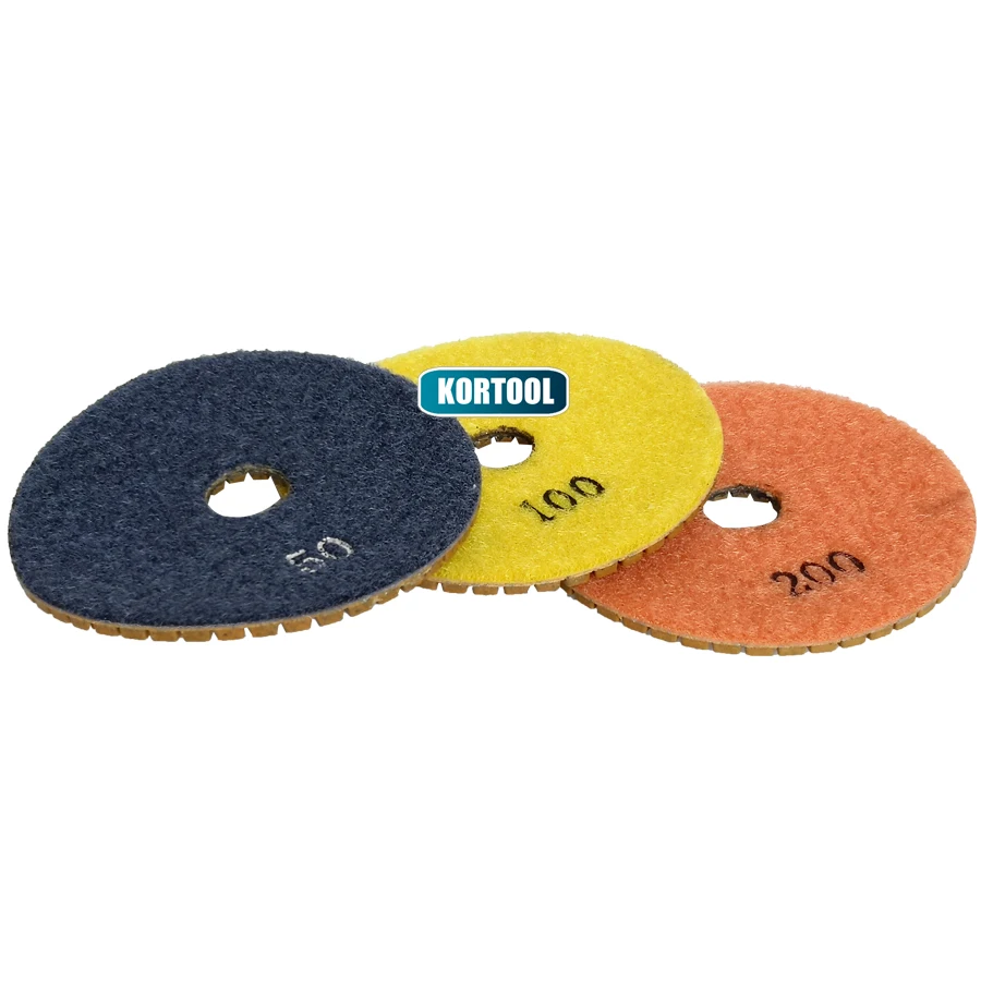 4" Concrete Floor Grinding Disc Sintered Metal Bond Polishing Pad 100mm ...