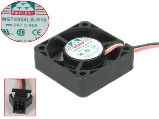 Magic Mgt4024lb-r10 Dc 24v 0.06a 3-wire Server Cooling Fan - Fans ...
