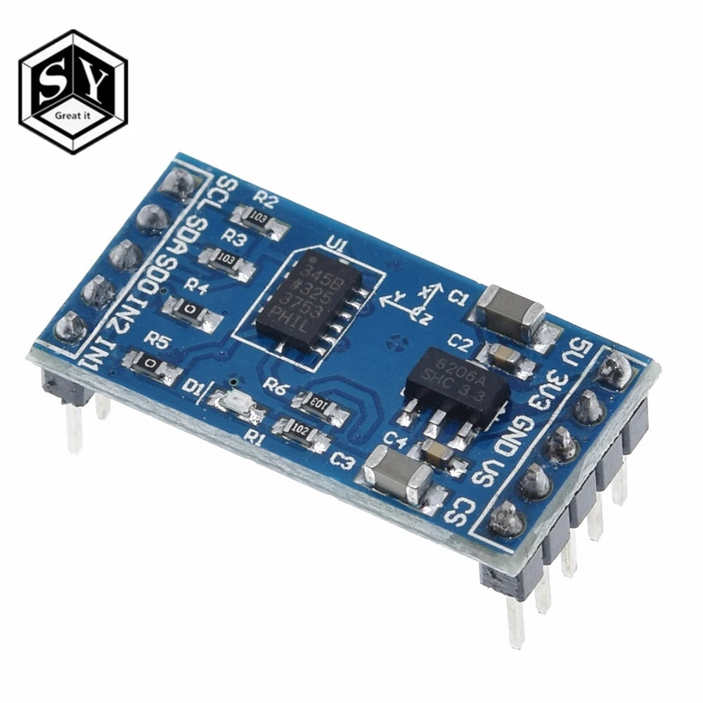 1PCS ADXL345 3 axis Digital Gravity Sensor Acceleration Module Tilt ...