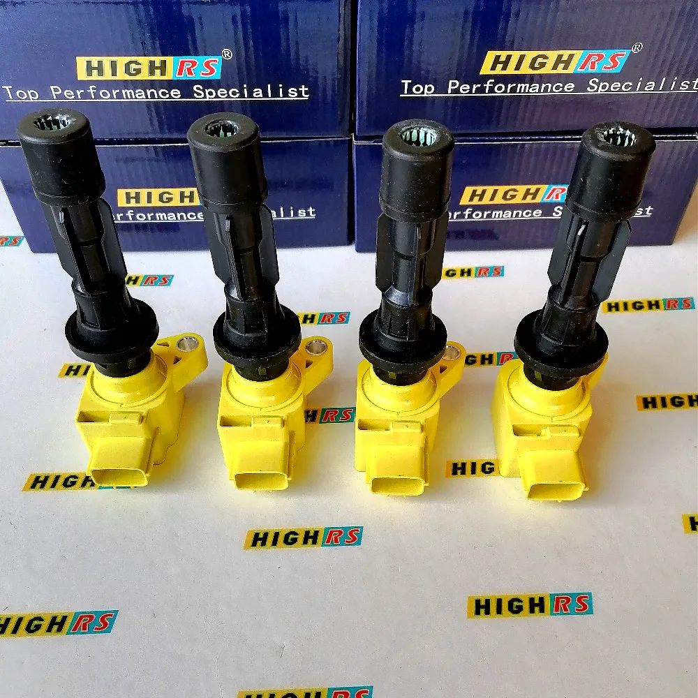 New 4PCS Ignition Coils for Mazda 3 6 CX7 MX5 Miata L4 2.0L 2.3L 2.5L ...