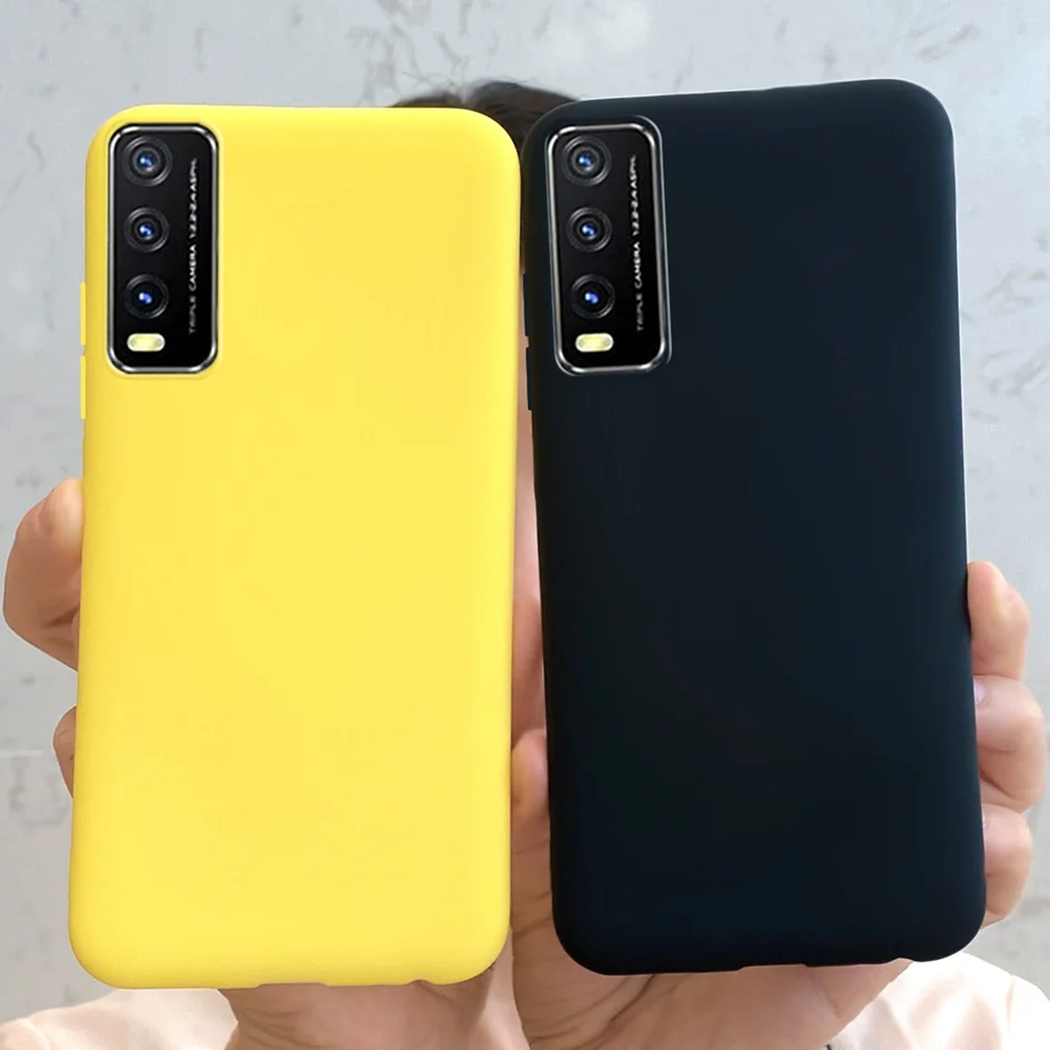 For VIVO Y20 Y20i Y20S Y20G 2021 Case Candy Color Silicone Soft TPU ...