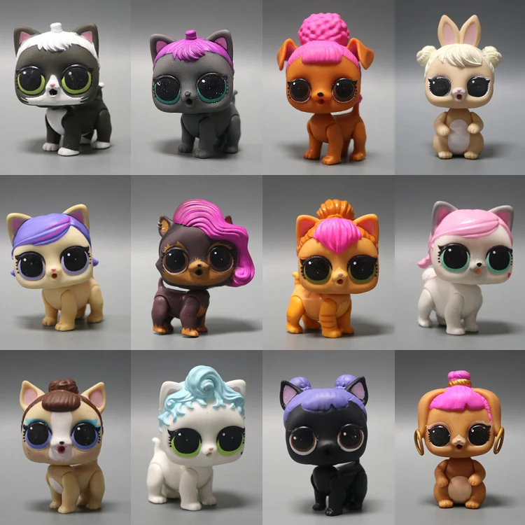 LOL Surprise Dolls Cute Cartoon Doll Toy Pet Dog Cat Rabbit Movable ...