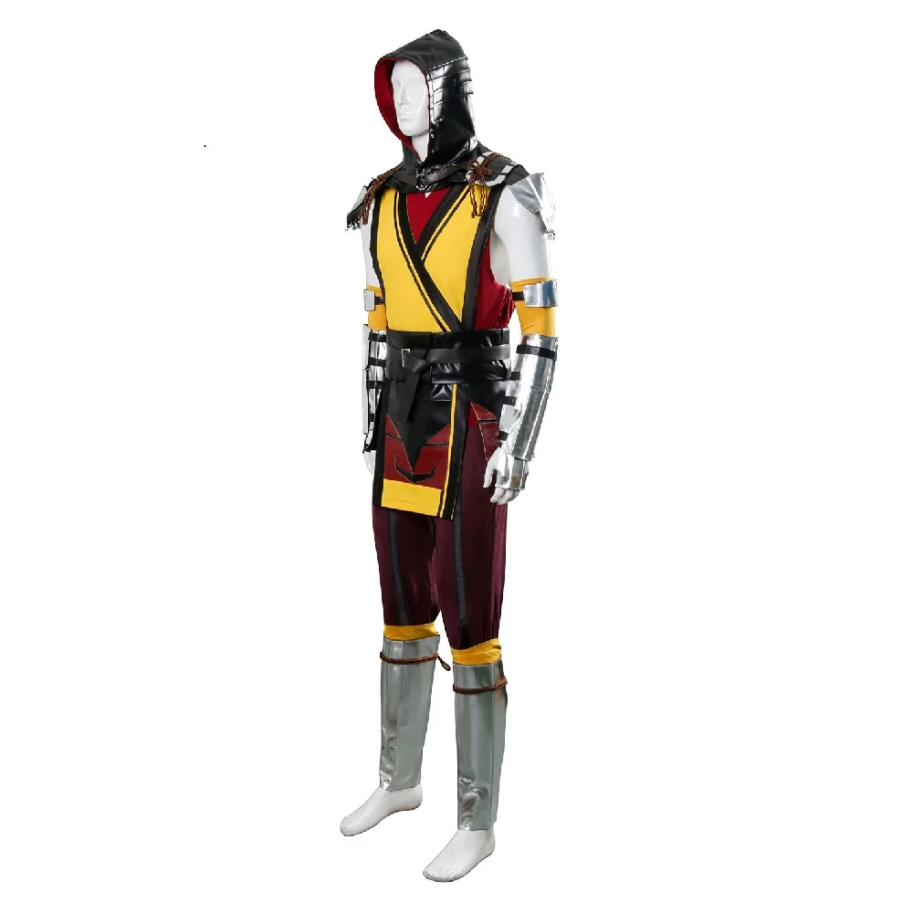 Game Mortal Kombat 11 Scorpion Cosplay Costume Full Set - AllCosplay.com