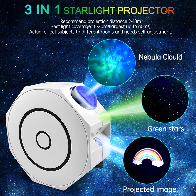 Generic Sky Lite Led Laser Star Projector Galaxy Lighting Nebula @ Best ...