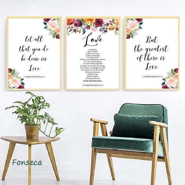 Bible Verse Paintings About Love