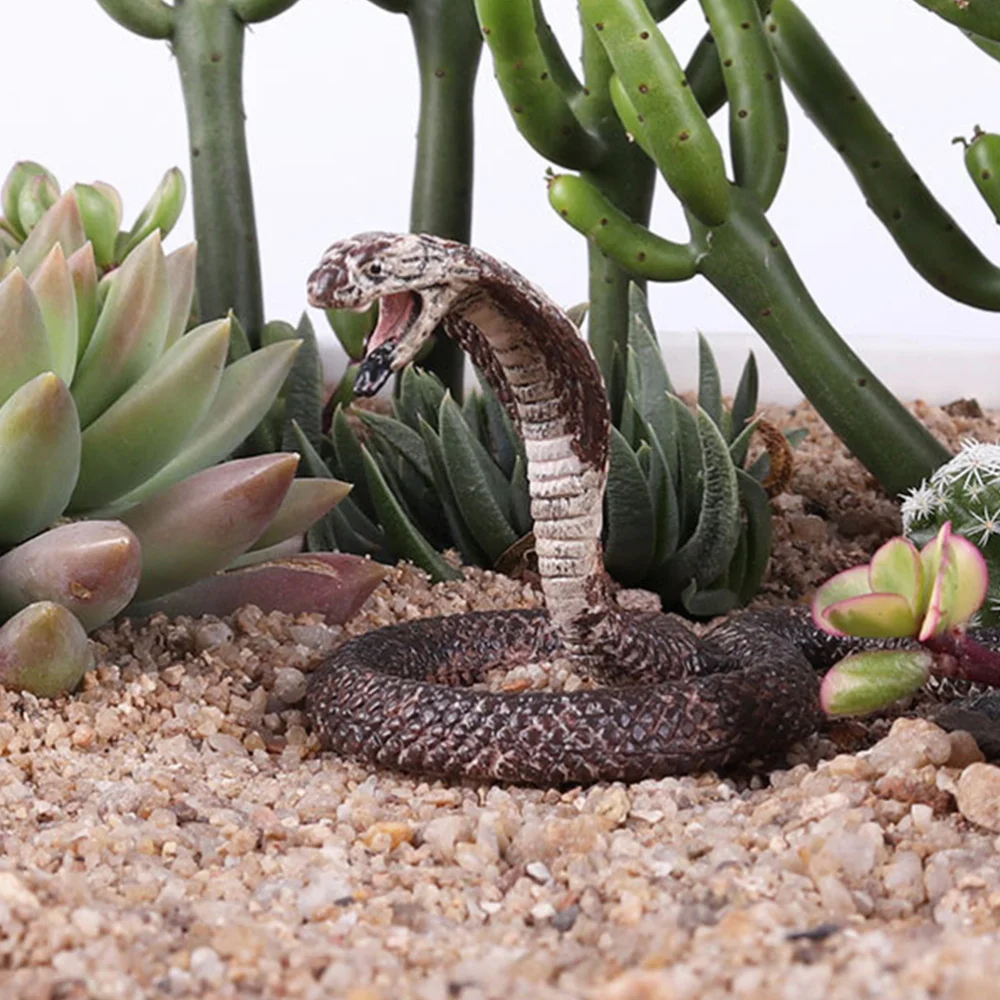Jinglin Simulation Snake Toy Plastic Static Model Vivid Wildlife Animal ...