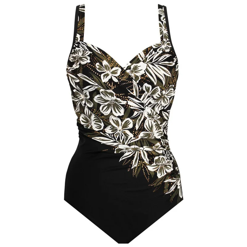 Sexy-Floral-Female-One-Piece-Large-Swimsuits-Closed-Plus-Size-Swimwear ...