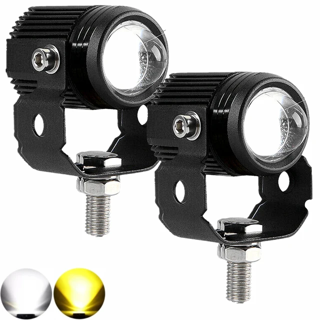 Mini Light 10D Lens Led Work Light 6000K White 3500K Yellow Driving Fog Lights Spotlight Car ...