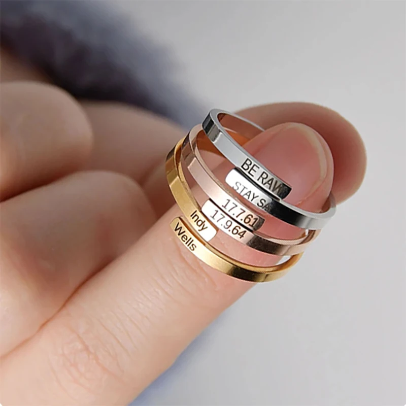 Personalized-Customized-Stainless-Steel-Aadjustable-Engraved-Names ...