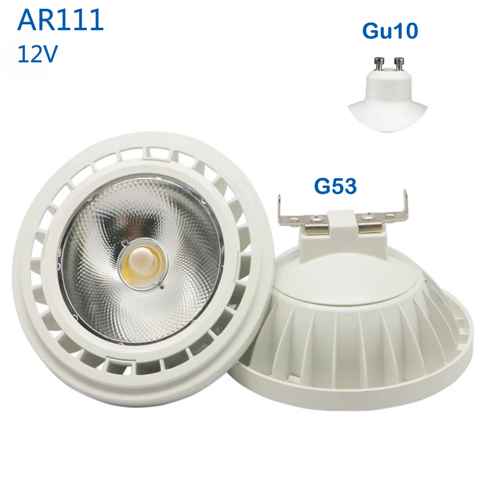 12V-AR111-LED-Spotlight-Light-Lamp-12W-20W-G53-GU10-COB-Bulb-ES111-LED ...