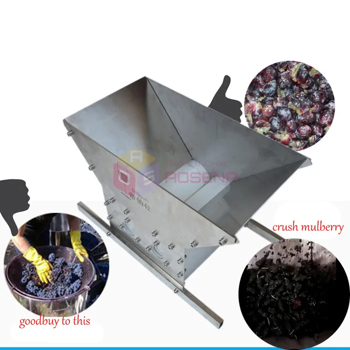 Electric Grape Crusher Wine Brewing Equipment Manual Grape Crushing ...