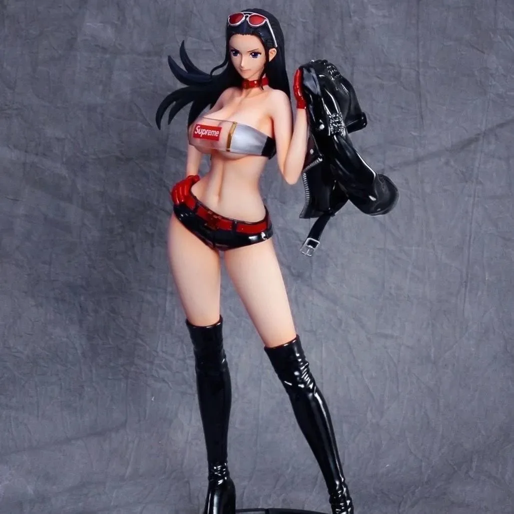 33cm ONE PIECE Sexy Street Trend Undress Boa Hancock PVC Figure | One piece Merchandise | Up to ...