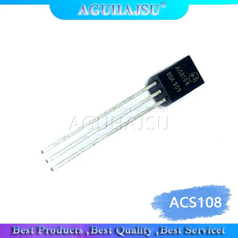 10pcs ACS108 6SA TR ACS108 6SA ACS1086S ACS108 SCR AC 스위치 92 0.8A|반도체 ...