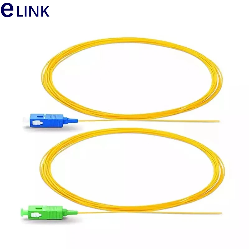 50pcs100pcs200pcs SC fiber pigtail 0.9mm SM SC/UPC SC/APC 1.5m optical ...