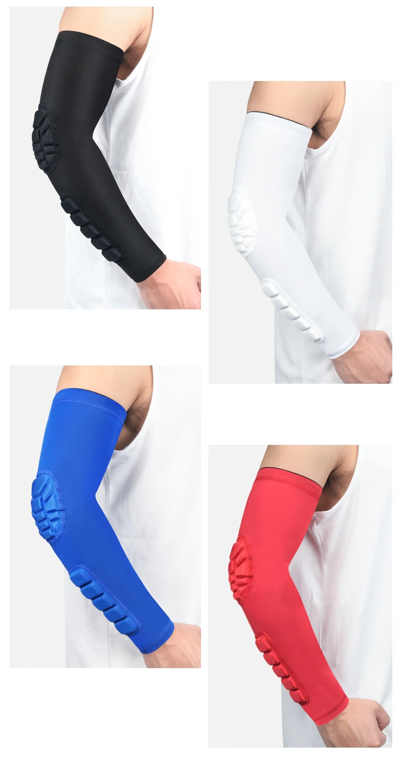 Manchon Bras,Manchettes antidérapantes respirantes avec deux coussinets ...