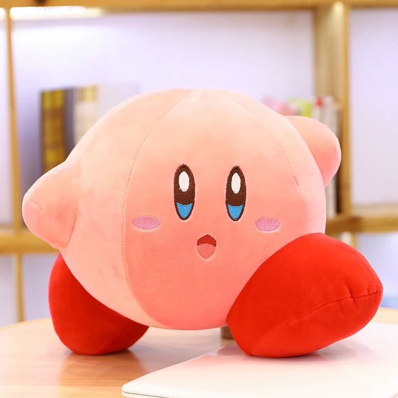 Brave Kirby Stuffed Plush Pink Elf Toy Pillow - KawaiiMerch.com