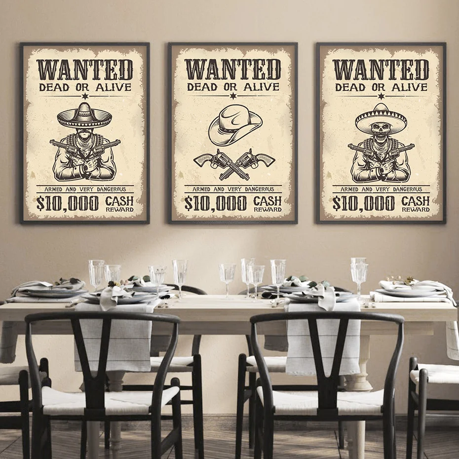 Western Wanted Frame