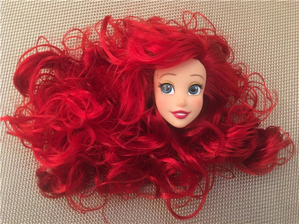 Doll wigs 6 princess wigs Barbie wigs Jasmine Belle Rapunzel wigs Elsa ...