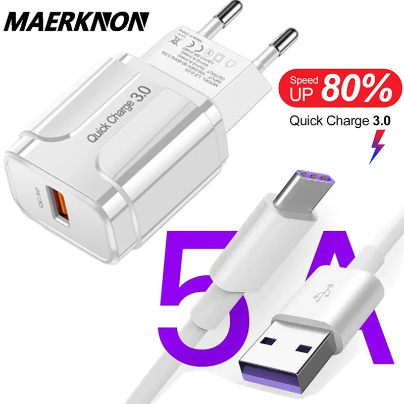 Cargador rápido USB de carga rápida, Cable USB tipo C para xiaomi 11 iphone13 12 pro max Huawei ...