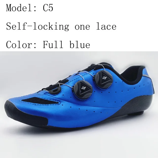 C5 Hyper Cycling Shoes Heat Moldable 3K Carbon Fiber Road Bike Sneakers ...