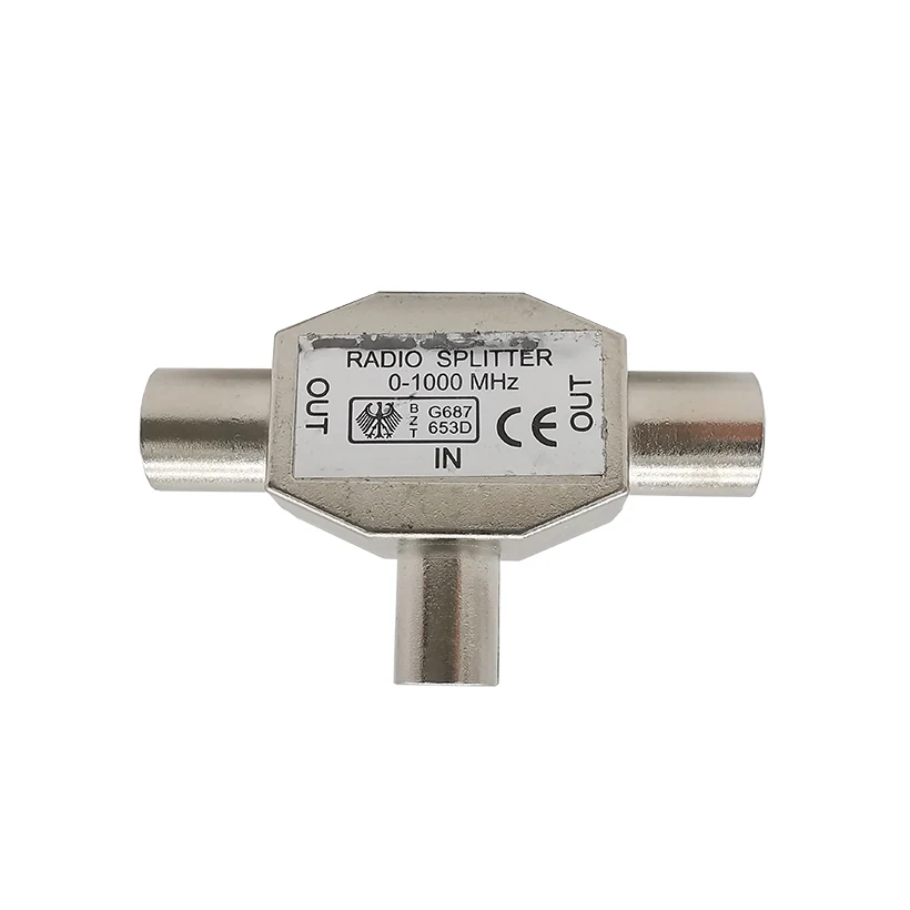 1Pcs-1-Male-to-2-Female-2-Ways-Aerial-Splitter-Cable-TV-Splitter-in ...