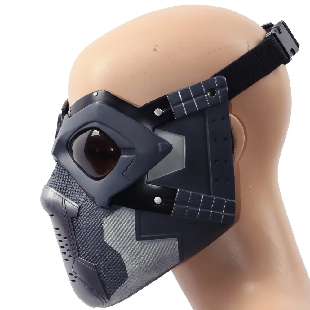 Anime Captain America 3: Winter Soldier Bucky Cosplay Costume ...