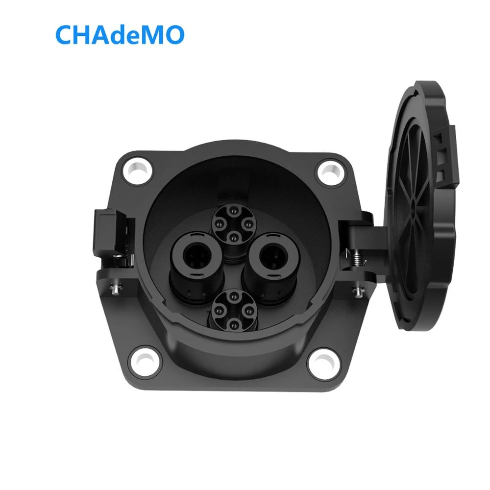 Japan CHAdeMO Socket Inlet 125A DC Fast EV Charger Socket Electric Car ...