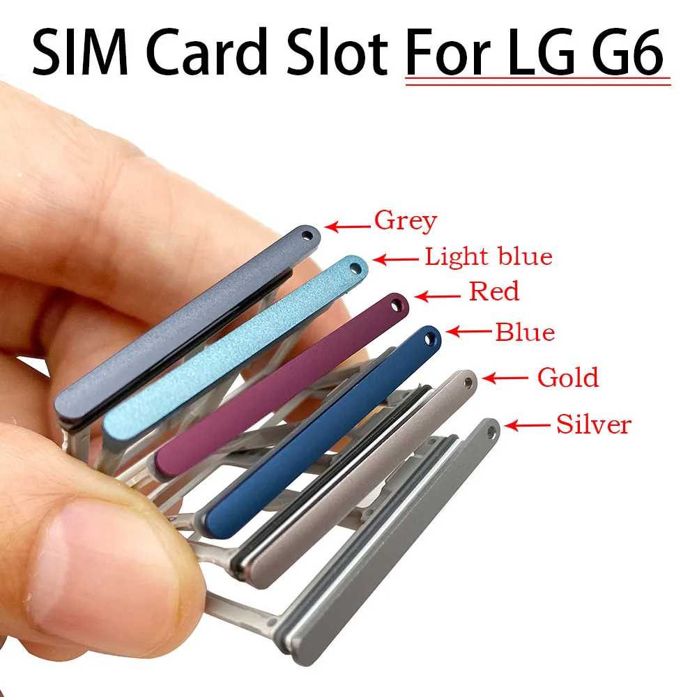 Soporte de lector de tarjetas Sim y SD para LG G6 US997 VS988, ranura ...