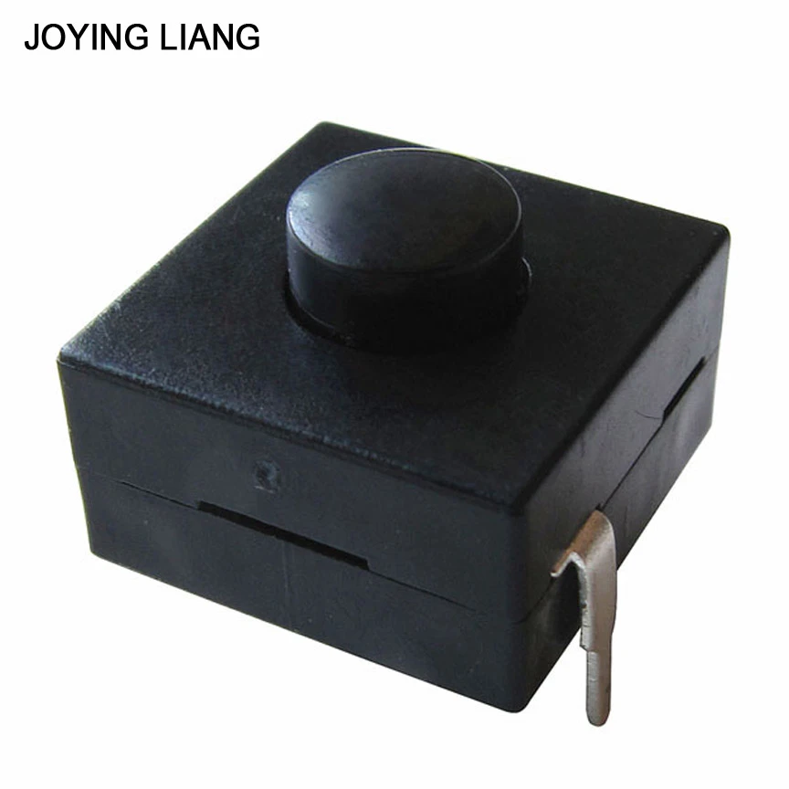 12x12mm Flashlight Switch CREE XPE Q5 T6 Central DIY Parts 2P ON OFF ...