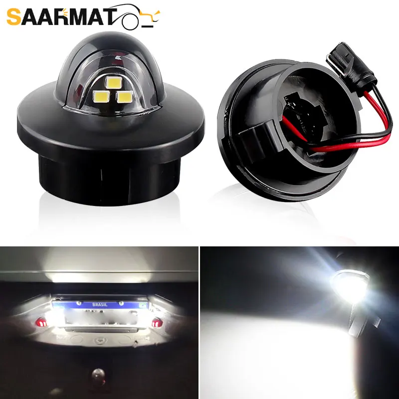 2Pcs-Car-Light-LED-Number-License-Plate-Lights-Lamp-Lights-Assembly ...