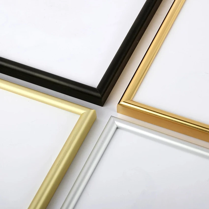 Small Size DIY Aluminum Alloy Canvas Oil Painting Frame Metal Colorful ...