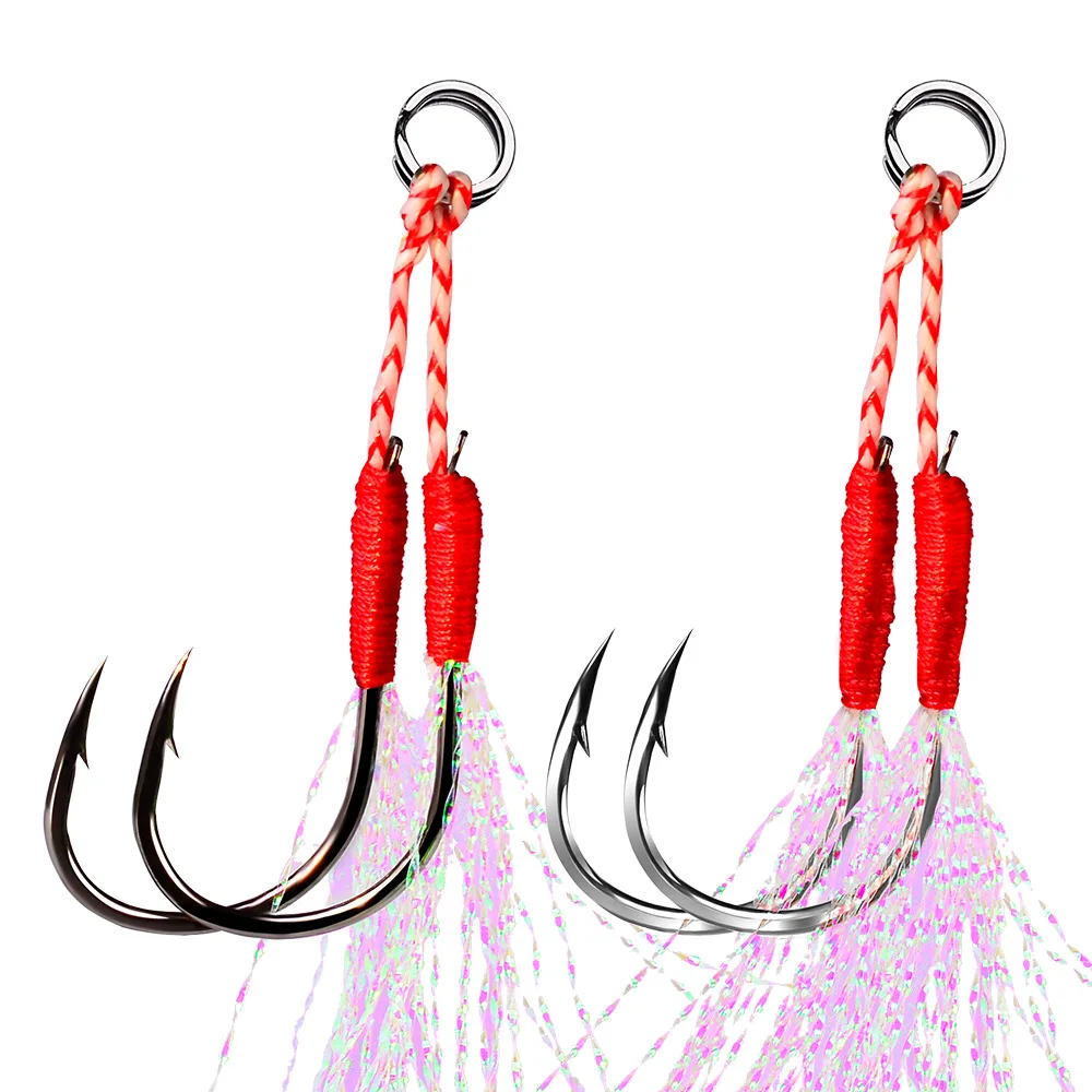 5pcs/set 7#-15# Fly Fishing Hooks Single Or Double Circle Carp Hook ...