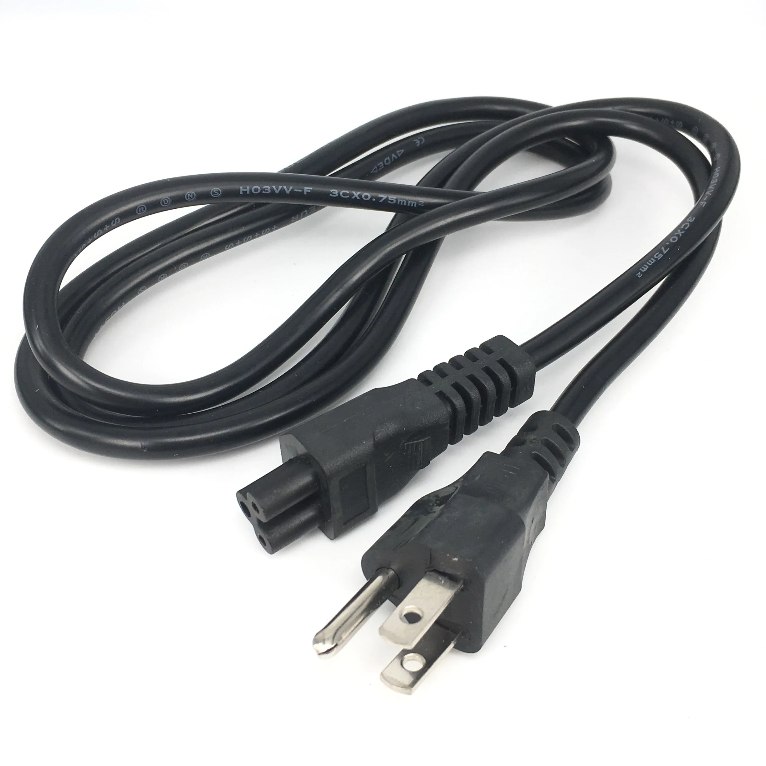 USA Power Cable 1.5m 3 Prong USA IEC C5 Power Extension Cord For HP ...