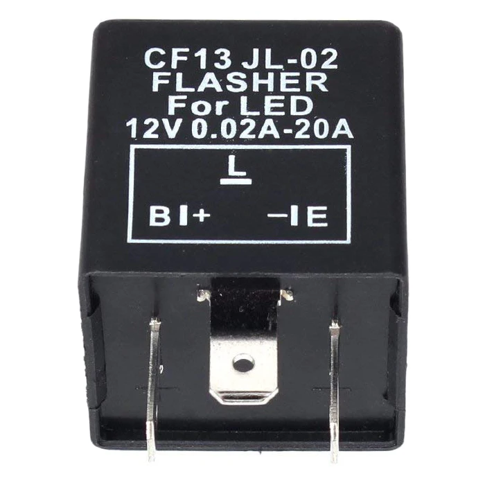Car 3-pin CF-13 Electronic LED 12V Flasher Relay Fix for Turn Signal ...