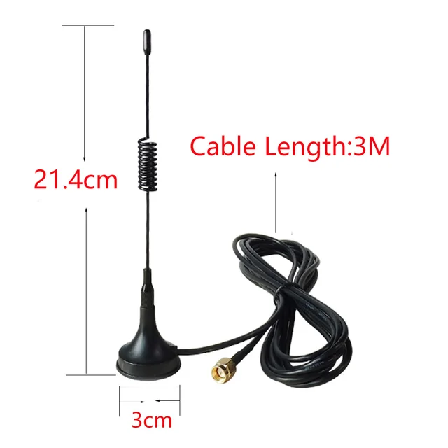 433Mhz LORA Antenna lorawan 3dbi 433 IOT antena GSM SMA Male Connector ...