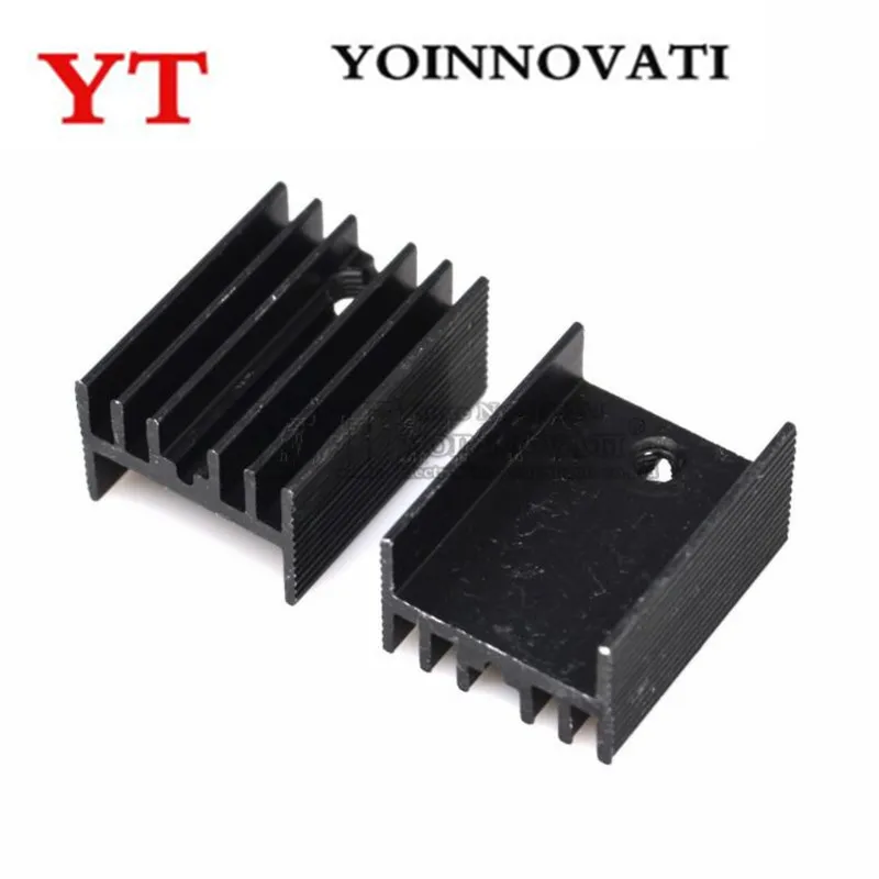 10pcs-Aluminium-TO-220-Heatsink-TO-220-Heat-Sink-Transistor-Radiator ...