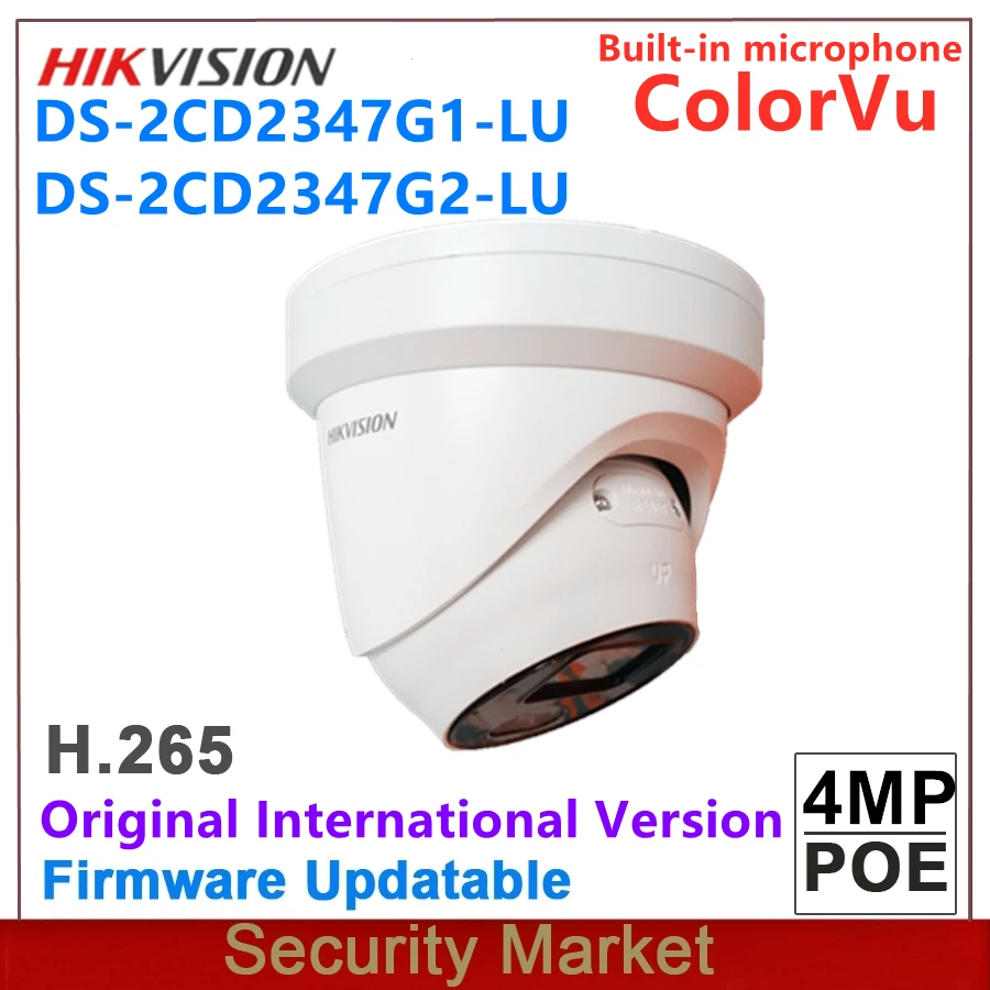 Original Hikvision Colorvu Ip Ds-2cd2347g1-lu And Ds-2cd2347g2-lu 4mp ...