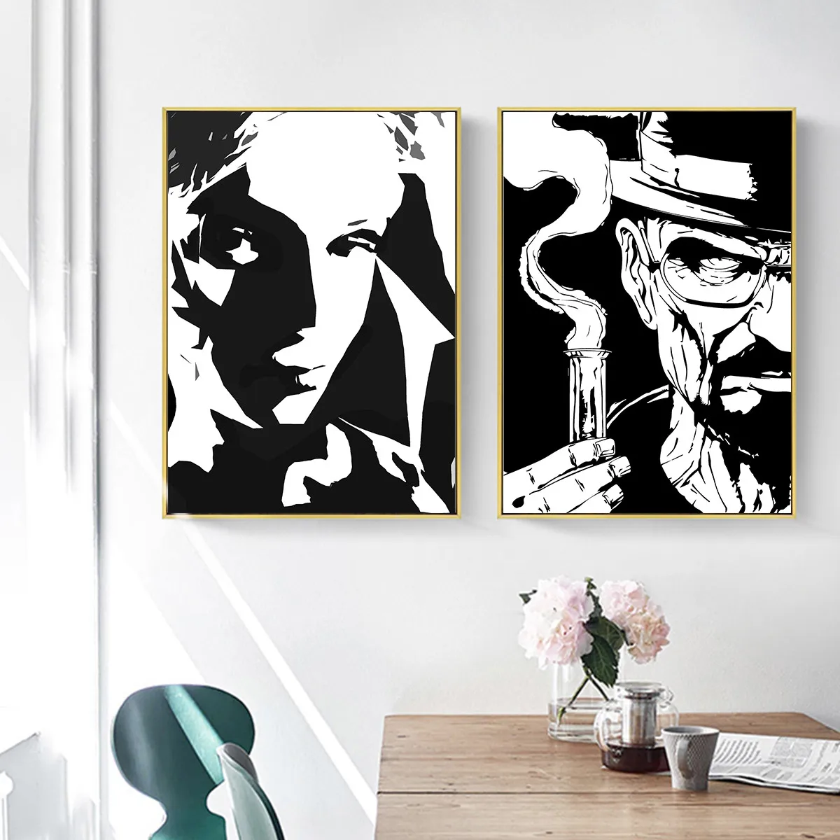 Black And White Contrast Art