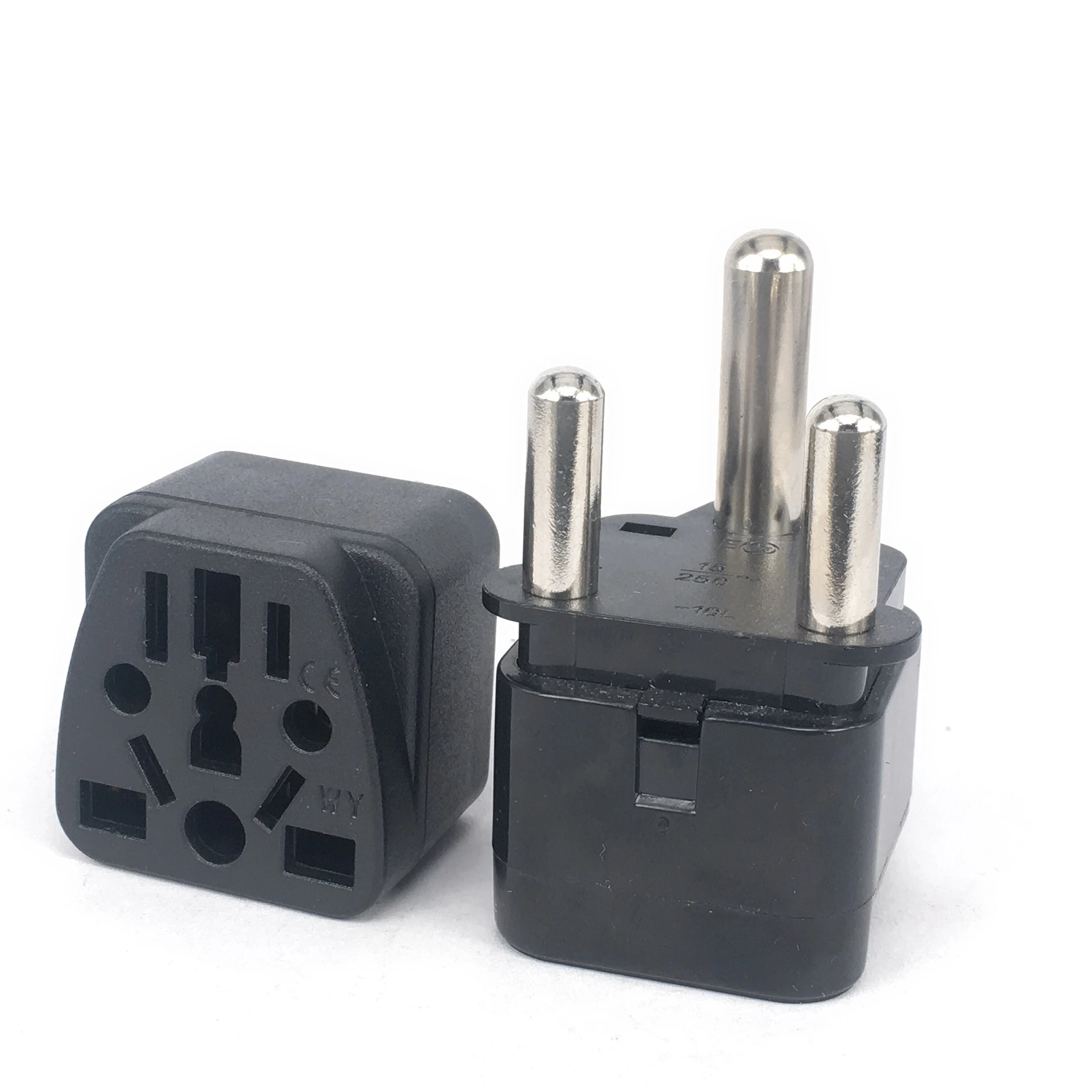 South Africa Plug Type M Big Round 3 Pins India Conversion Power Plug ...
