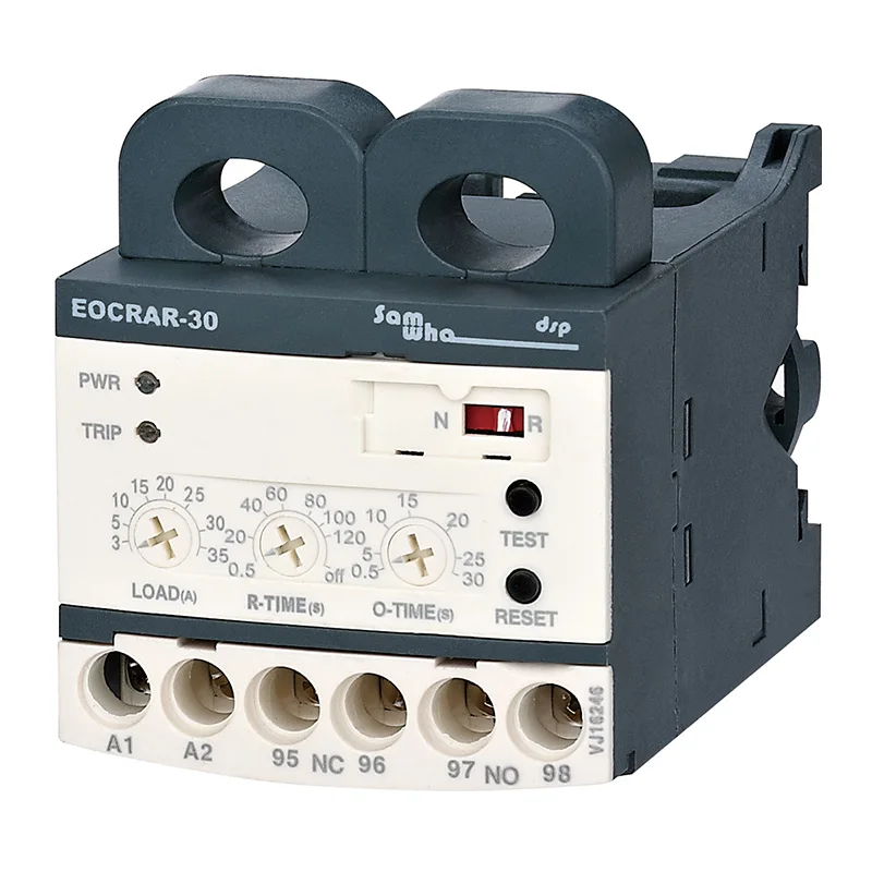 Generic Un:24-260vac/dc Automatic Reset Electronic Overload Relay Motor Protector Thermal ...