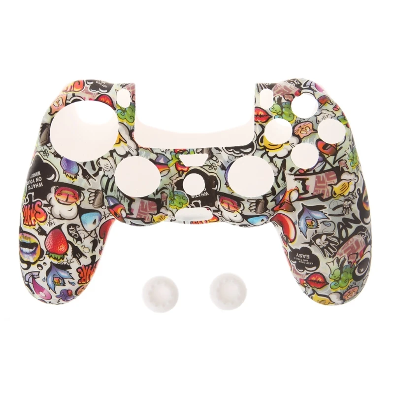 For Playstation 4 PS4 Pro PS4 Slim Gamepad Protect Silicone Gel Guards ...
