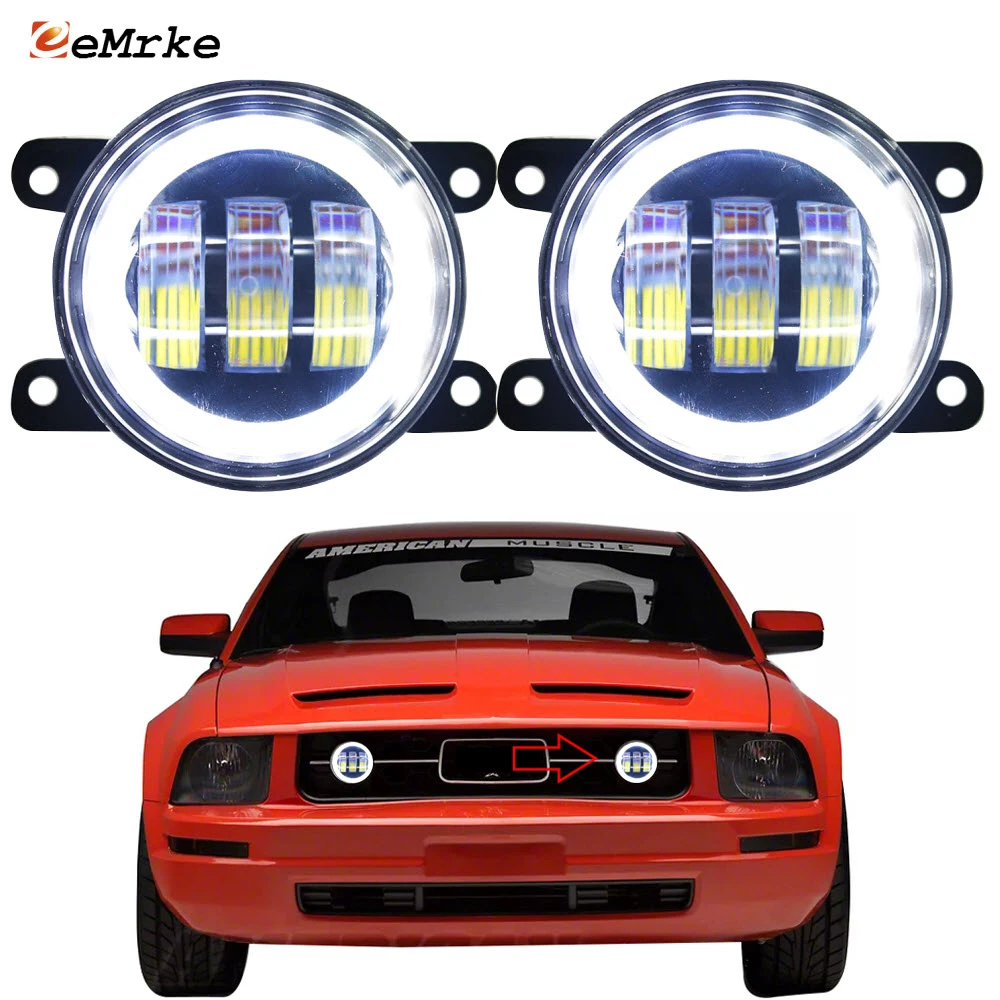 Angel Eyes Headlights Mustang