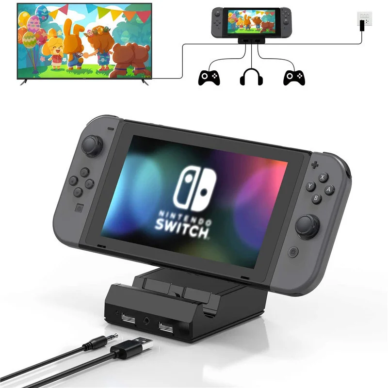 Port-til-Dock-Switch-Docking-Station-para-Nintendo-Switch-com-4K-HDMI ...