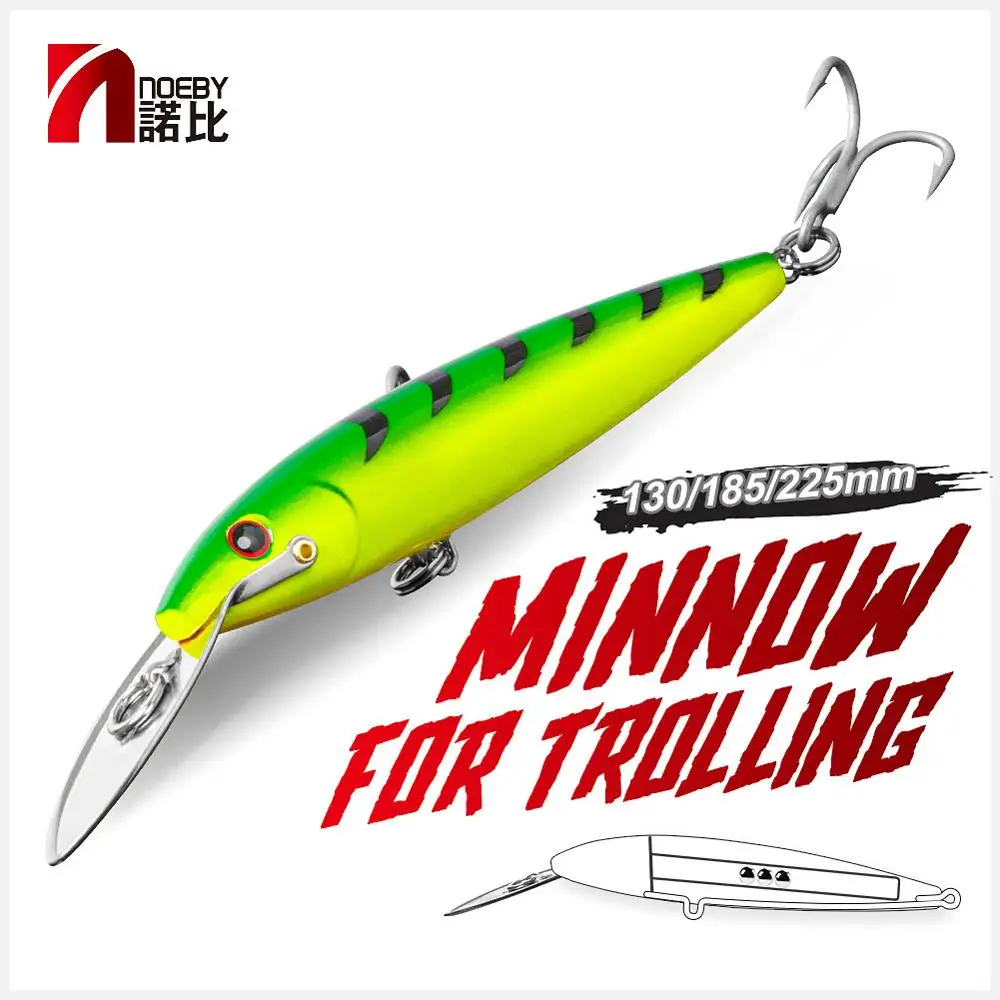 Noeby Fishing Lure Minnow Wobbler | Metal Artificial Hard Bait - Trolling Fishing - Aliexpress