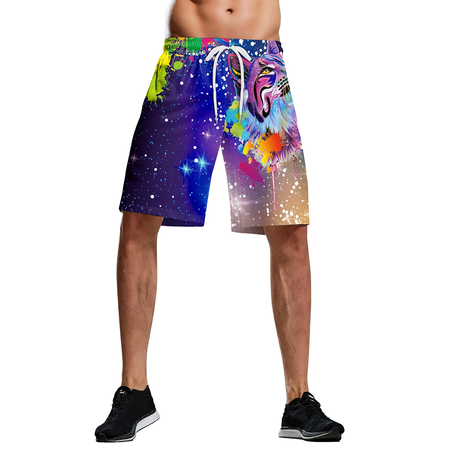 NADANBAO Новые Galaxy Звездное небо летние пляжные шорты для ...