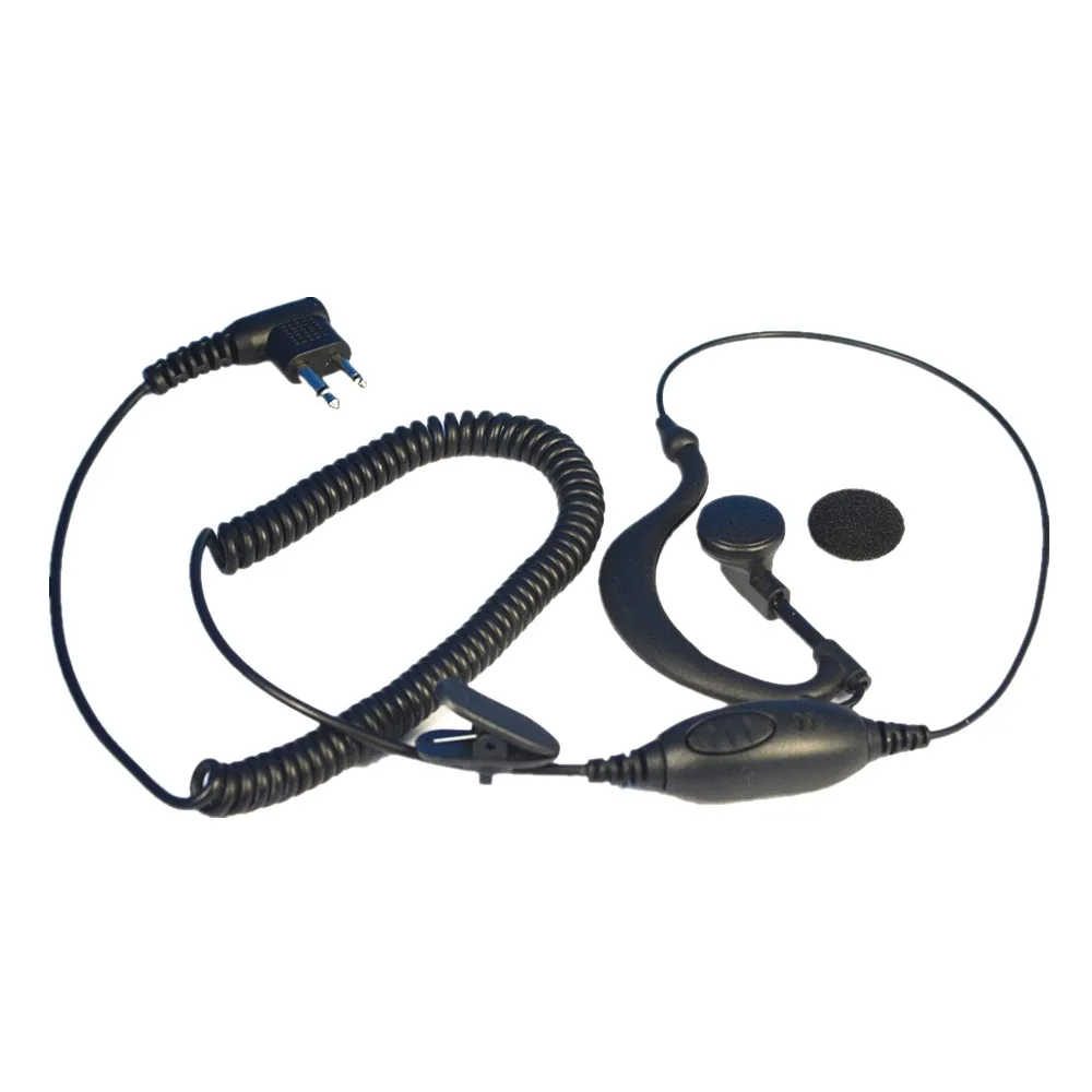 10pc G Shape Clip Ear Earpiece Headset Earphone PTT Mic For Motorola ...