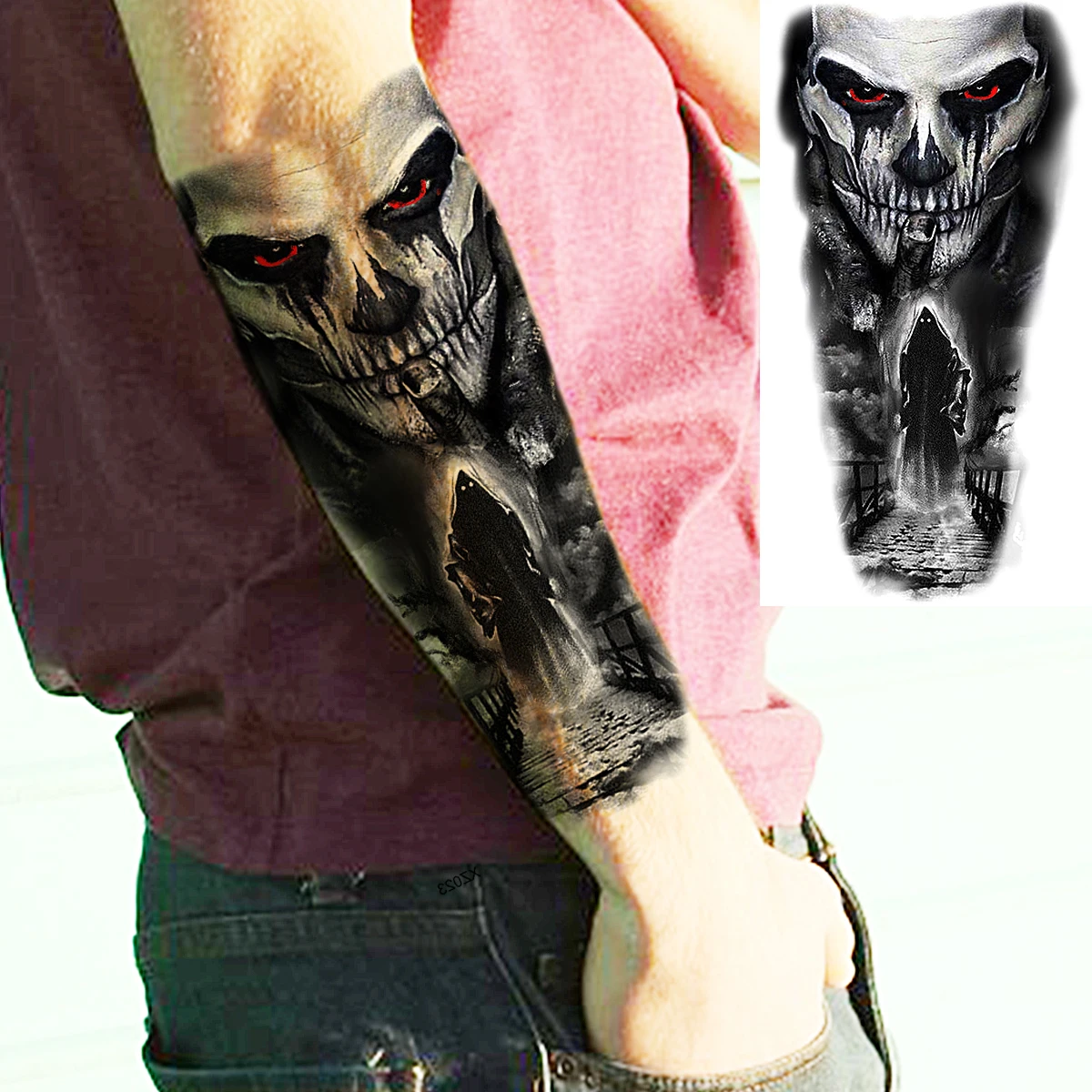 Skeleton Tattoo Man Full Body