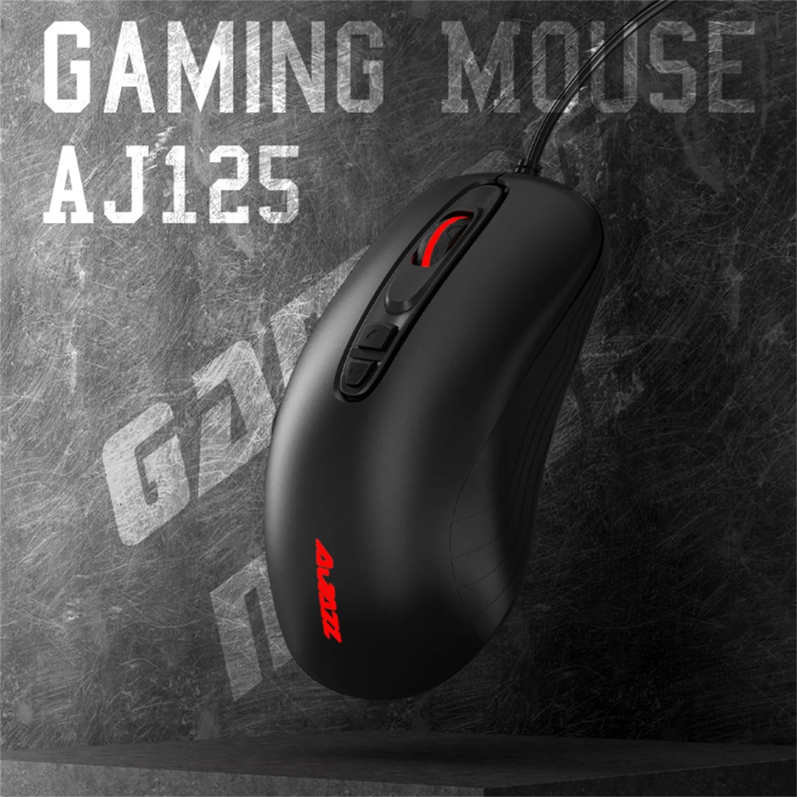 Aj125-Gaming-Mouse-Pwm3325-Sensor-7-Buttons-10000-Dpi-Adjustable-Wired ...