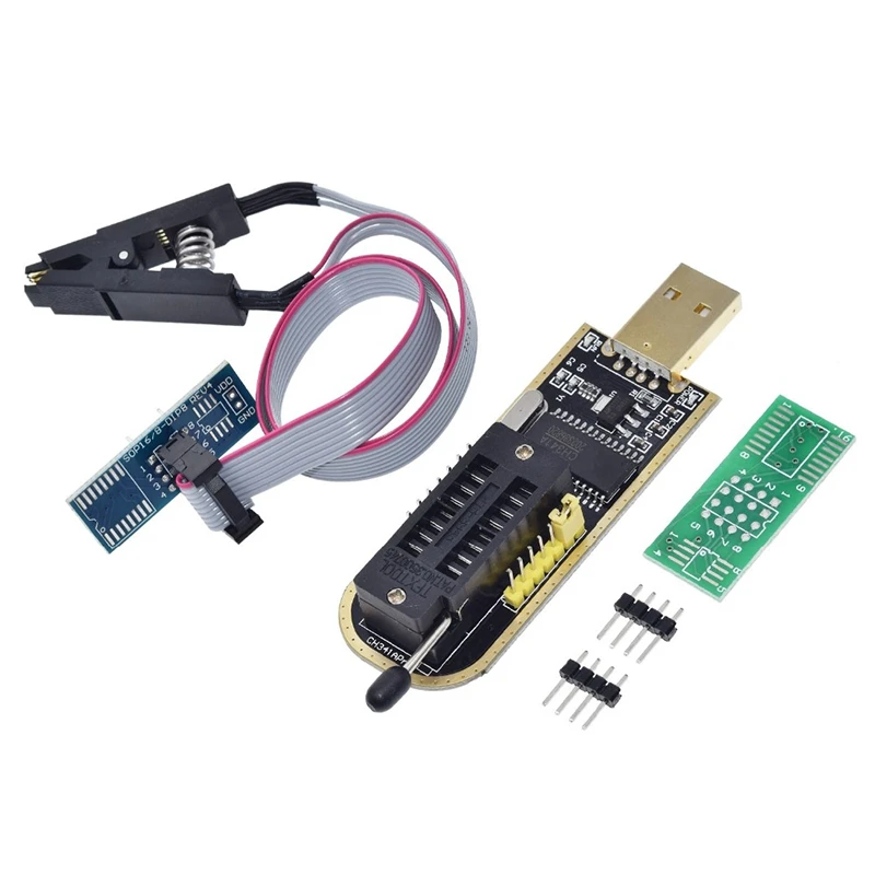 Ch340 Ch340g Ch341 Ch341a 24 25 Series Eeprom Flash Bios Usb Programmer ...