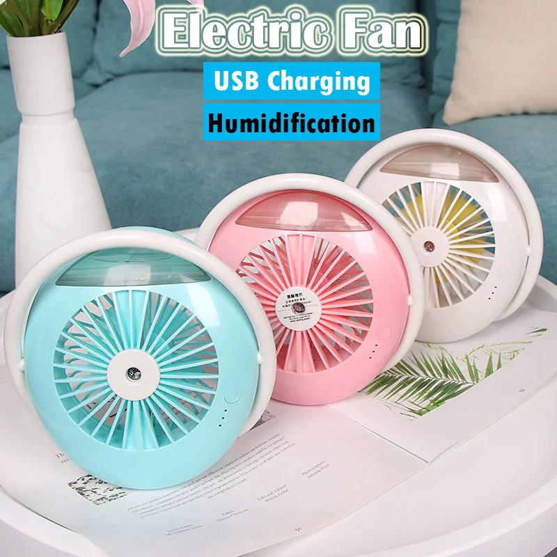 Kipas-Listrik-Portabel-Kipas-Meja-Mini-USB-Isi-Ulang-Semprotan ...